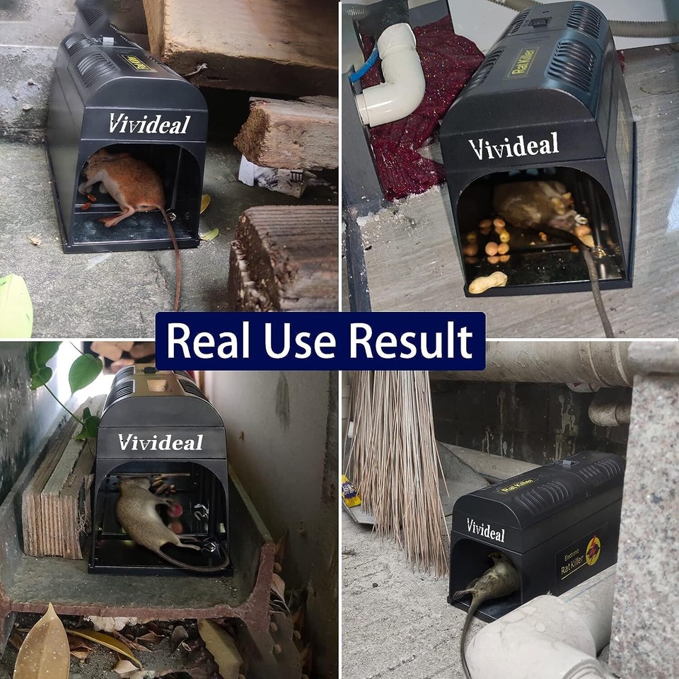 Electronic Mouse Trap Victor Control Rat Killer Pest Electric Rodent ...