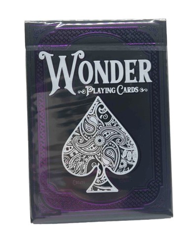 Wondercraft | Royal Wonder Black Gilded Playing Cards, #120-200 / New ...