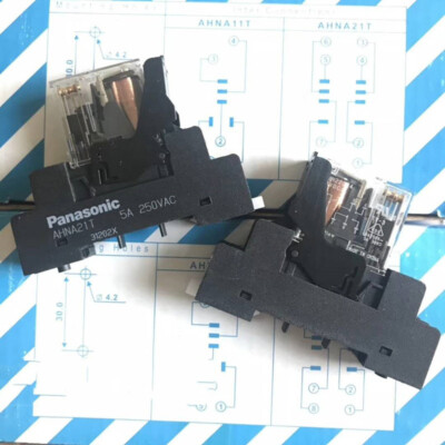 1PC Panasonic AHN22324 Power Relay with AHNA21T Socket 8 Pins | eBay
