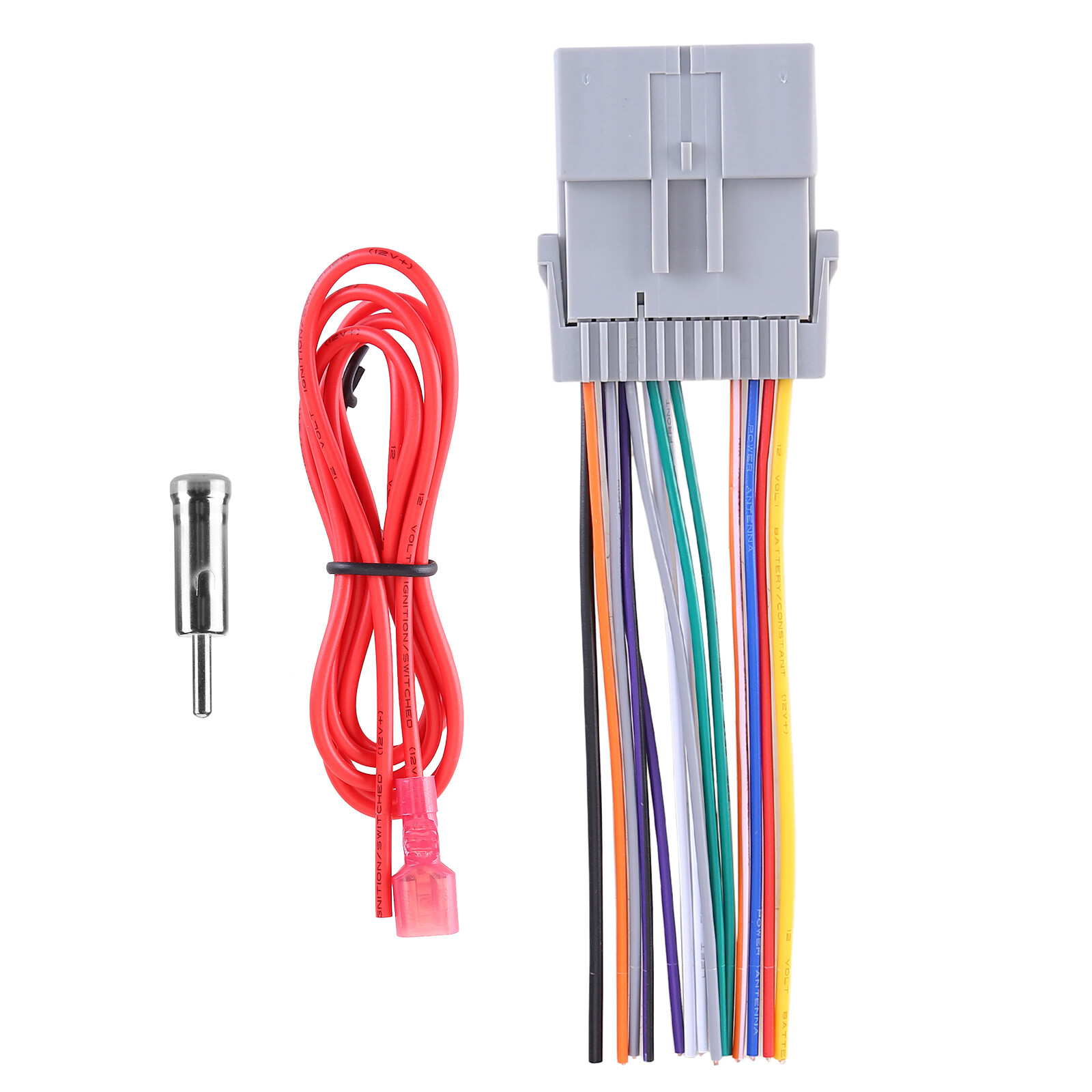 FOR BUICK GMC PONTIAC CHEVY STEREO RADIO INSTALL WIRE HARNESS & ANTENNA ...