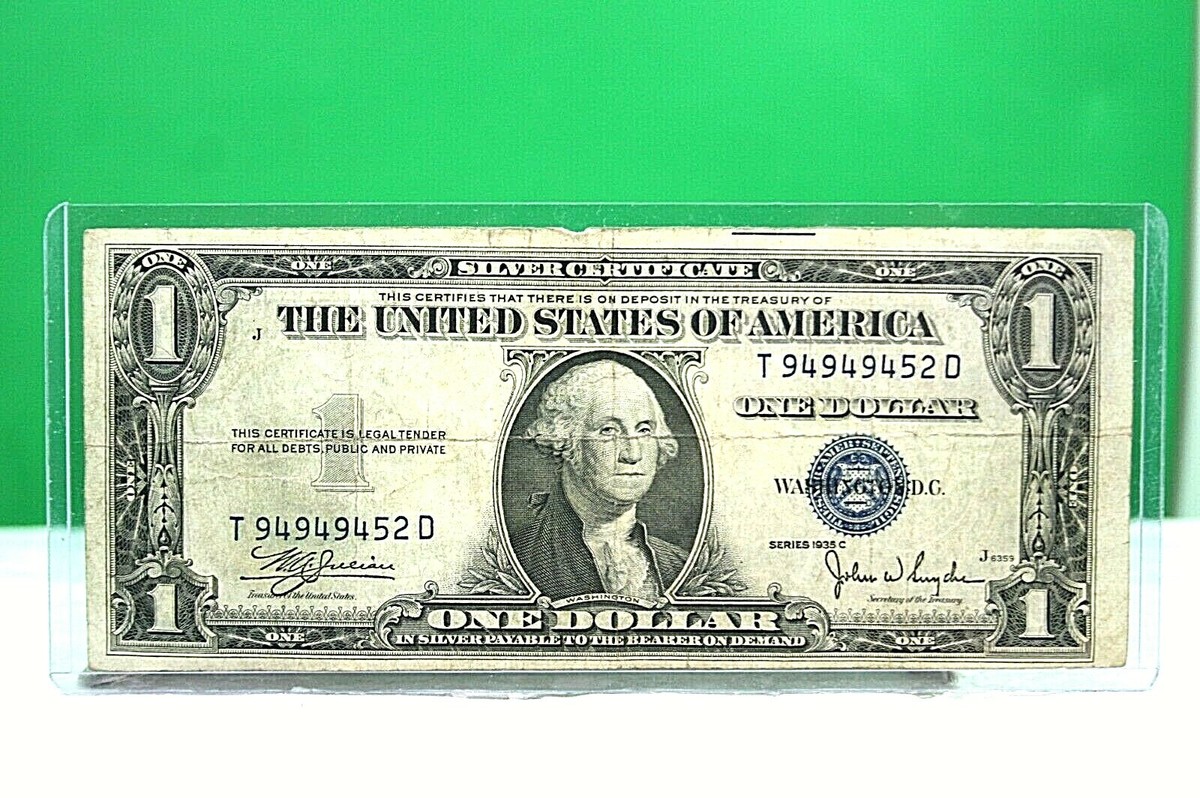 1 Dollar Bill Front And Back