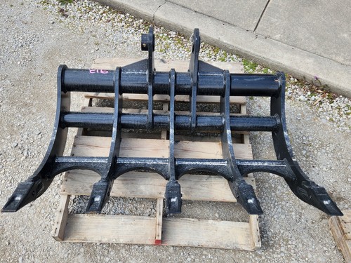 CAT 307 308 309 Excavator 48" HD Root Rake Site Cleanup Tree Clearing ...