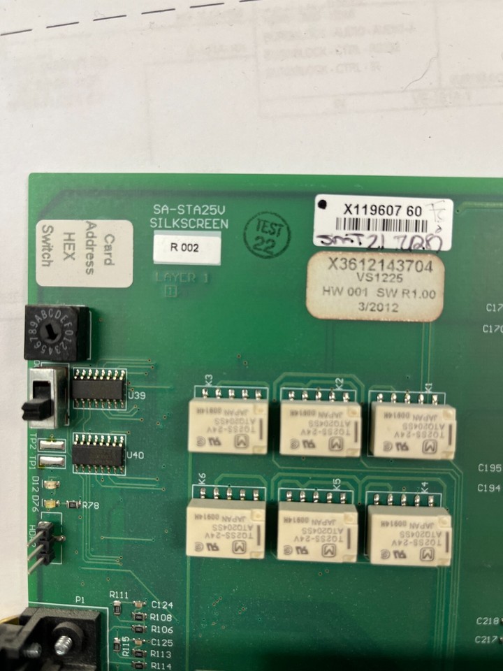 Valcom VS 1225 25V Station Card - Simplex 5100 School Intercom System ...