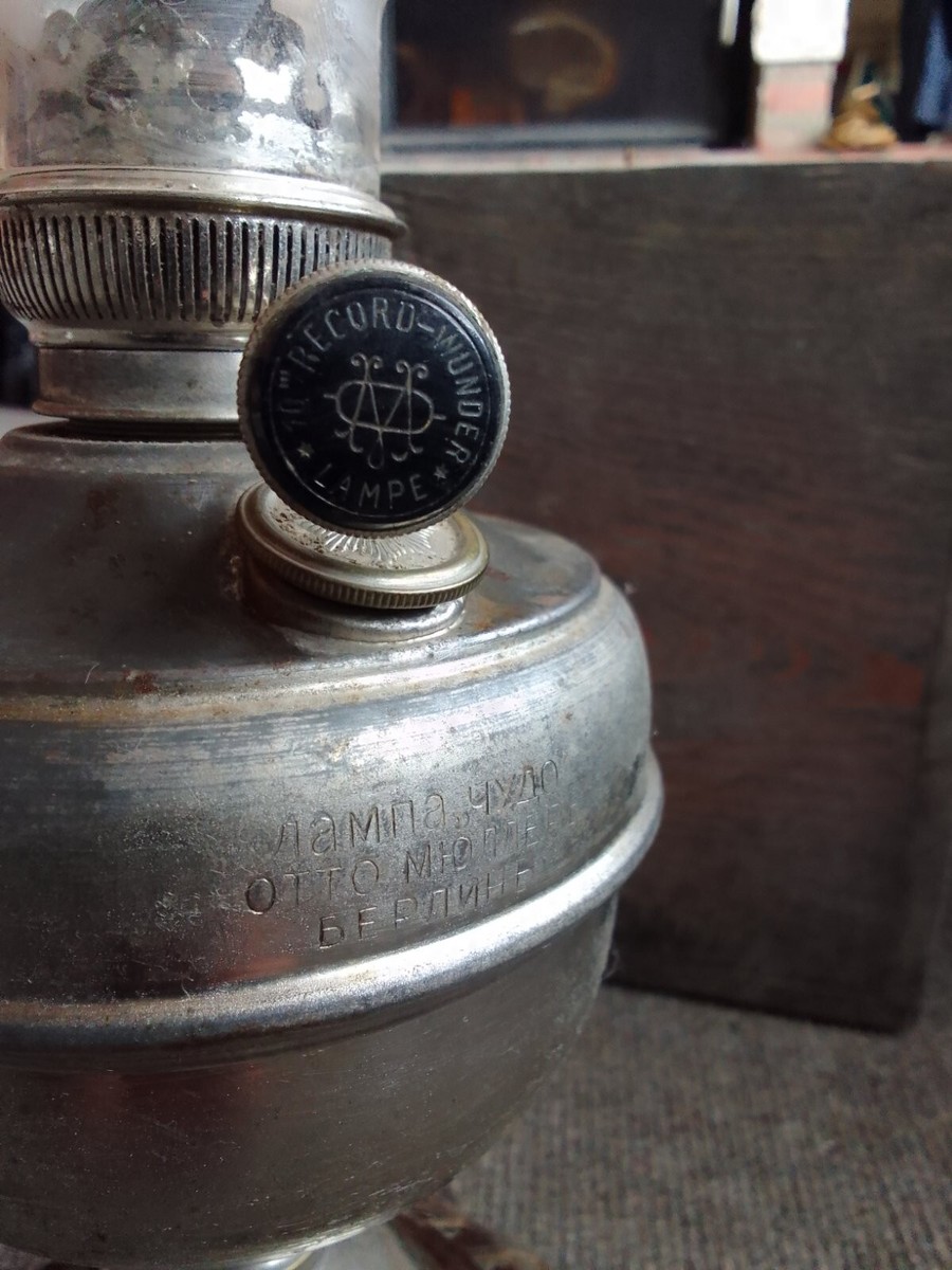 Antique Oil Lamp Markings