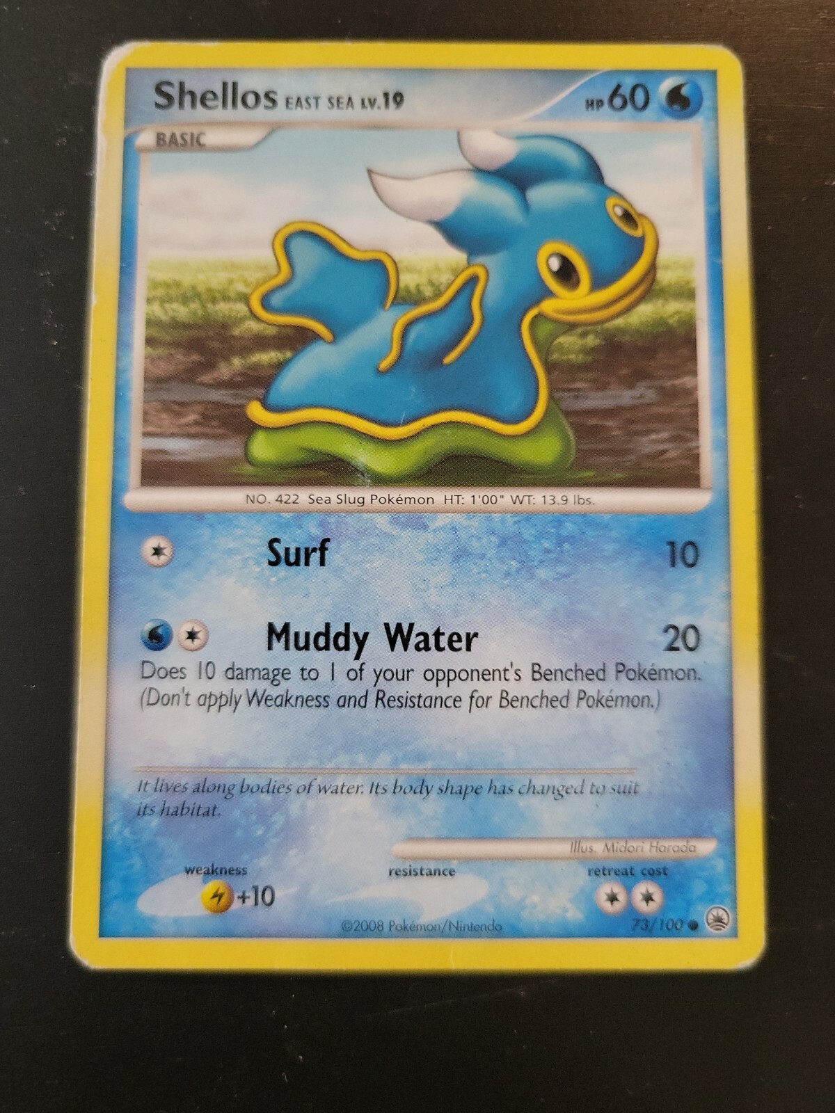 Pokemon TCG Card 2008 Majestic Dawn - Shellos East Sea 73/100 | eBay