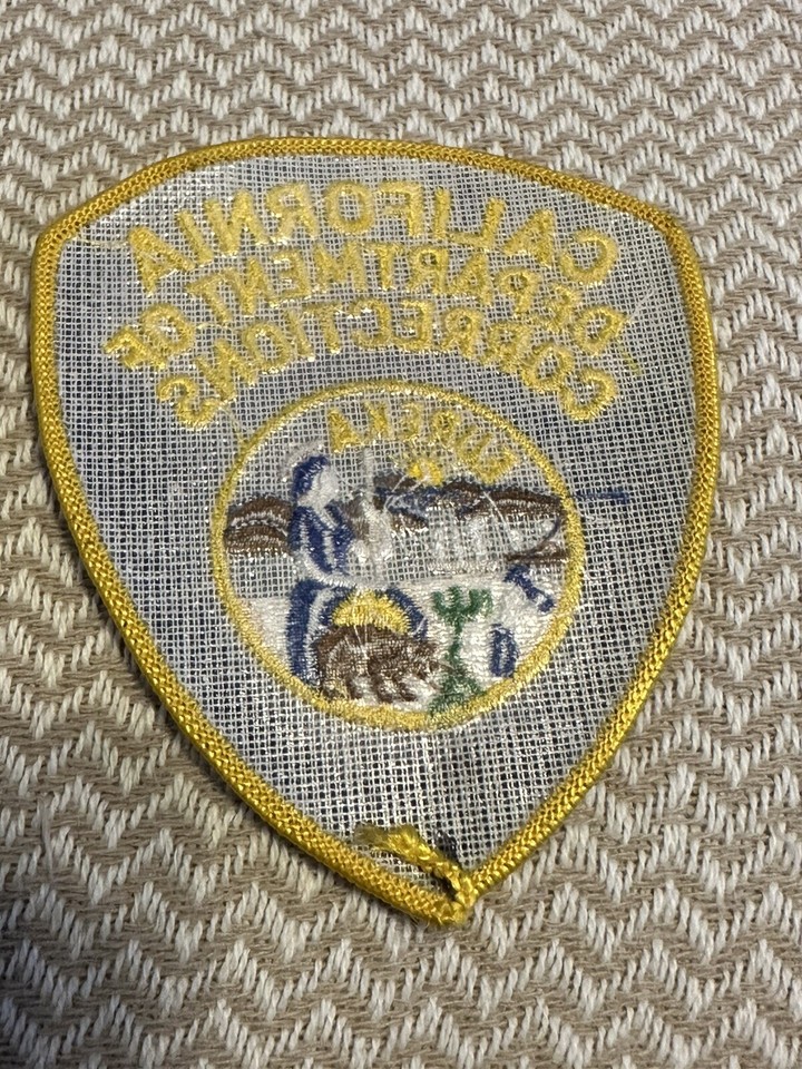 CA California Department of Corrections Shoulder Patch-(EUREKA)!!!!! | eBay