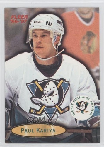 1996-97 Fleer Paul Kariya #2 HOF | eBay