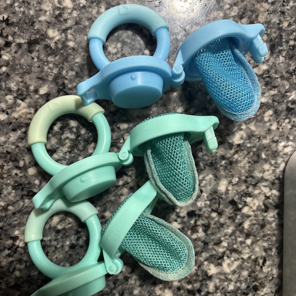 Munchkin Fresh Food Fruit Veggie Mesh Net Feeder 6+ Months BPA Free 3 ...