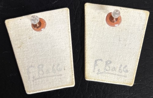 Fred Babb Ear Mights Ceramic Earrings from the 70's | eBay