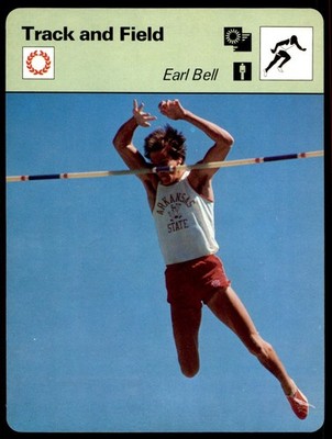 1977 Sportscaster #20-07 Earl Bell - Track and Field NM/MT *d2 | eBay