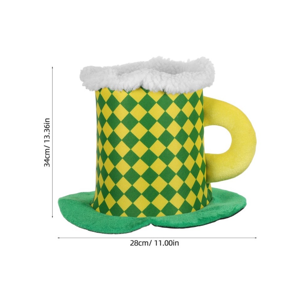 Beer Costume Hat: Giant Beer Mug Shape Hat - Funny Carnival Headwear ...