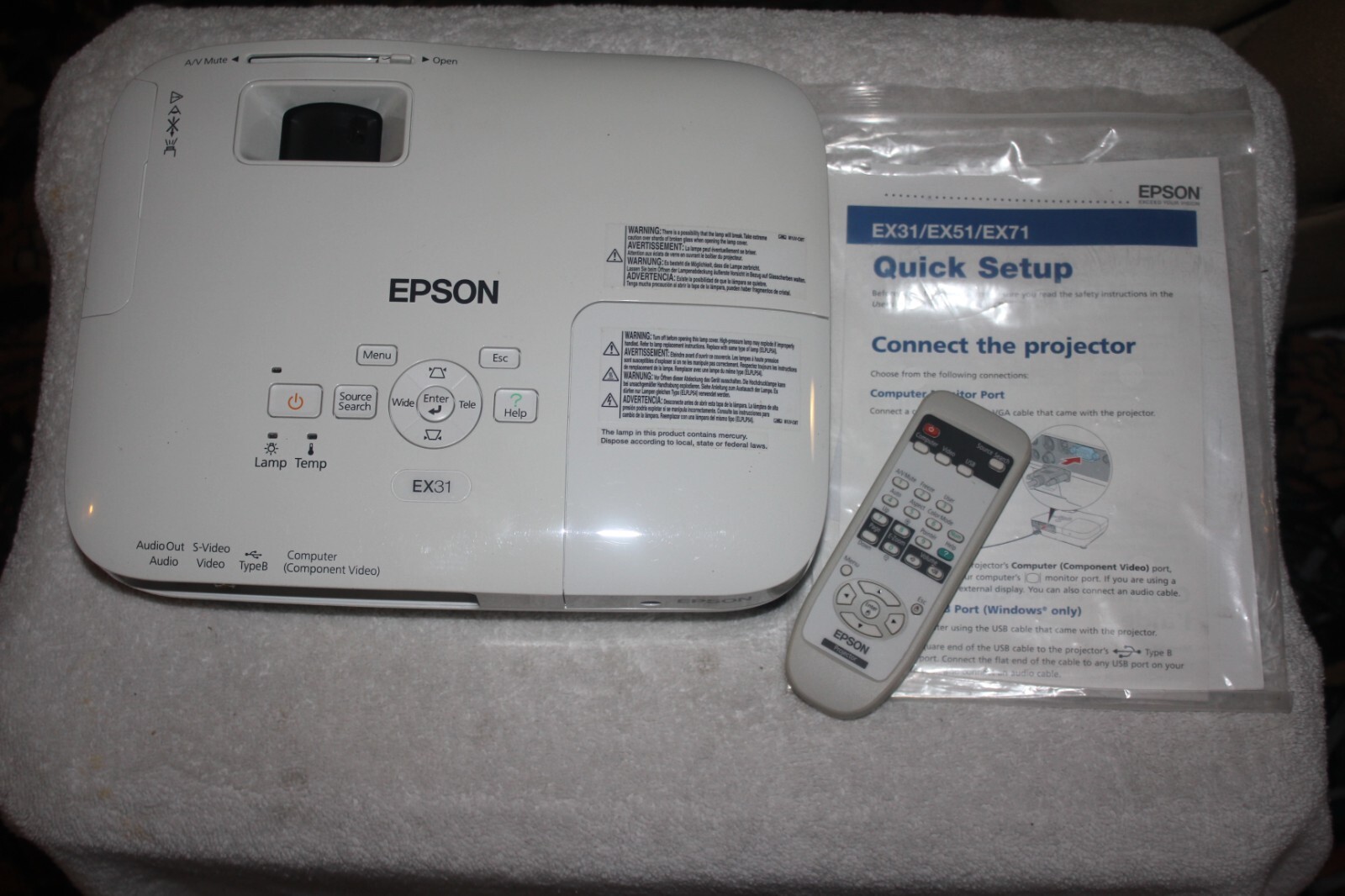 Epson EX31 LCD Projector for sale online | eBay
