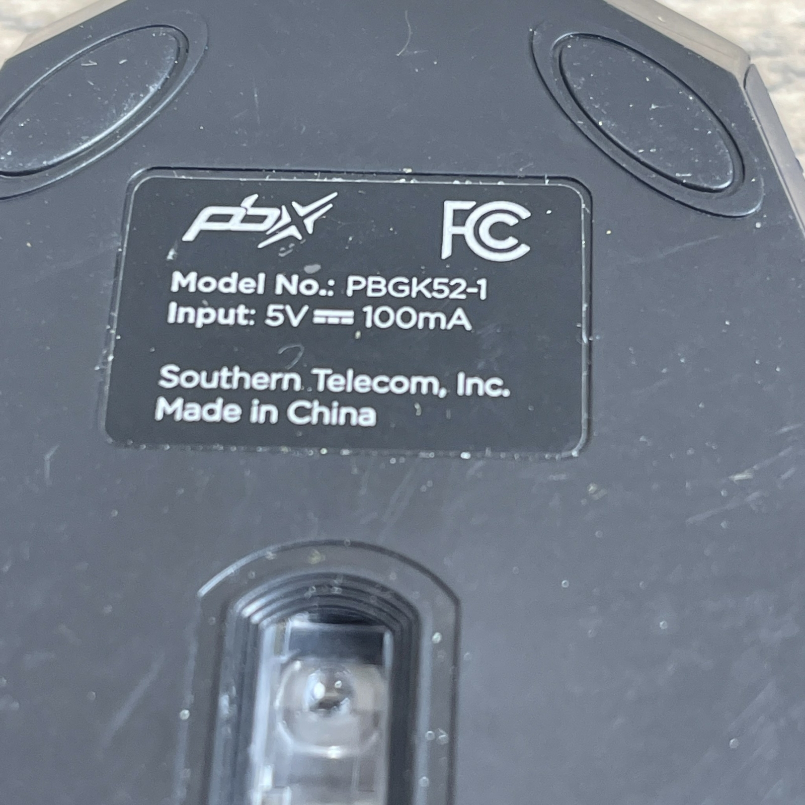 PBX PBGK52-1 Black Wired Optical Mouse Please See Pictures and ...