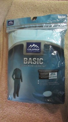 Coldpruf Basic Youth Base Layer Set-Dual Layer Thermal Set - Large 14/ ...