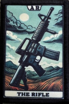 The Rifle Tarot Card Morale Patch Tactical Military Army Patch | eBay