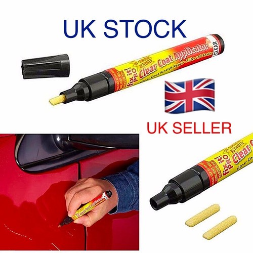 1 x CAR SCRATCH REMOVER PEN Touch Up Pen Clear Coat Lacquer Repair ...