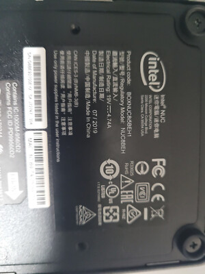 Intel NUC Mini NUC8BEH I5 8TH GEN 2.3ghz 8GB MEMORY 256GB SSD WIN 11 ...