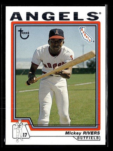 2004 Topps Retired Signature Edition Mickey Rivers #64 California ...