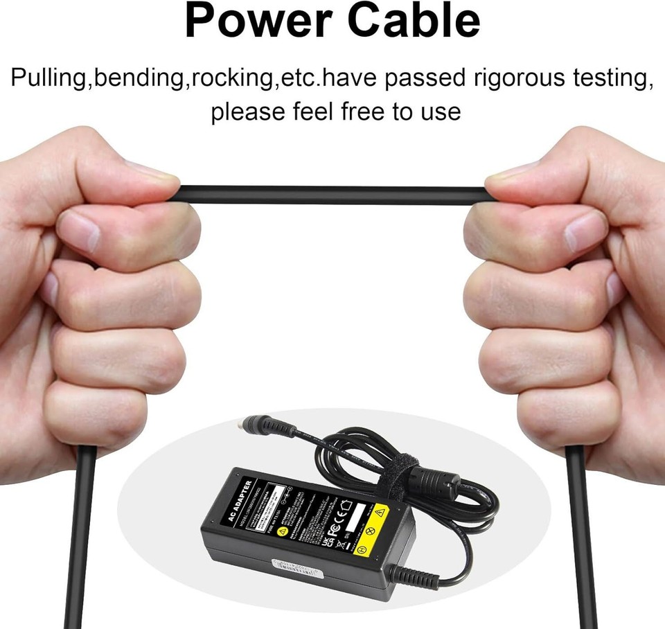 19V 3.16A 60W Laptop Charger for Samsung RV510 RV511 RV515 RV520 R530 ...