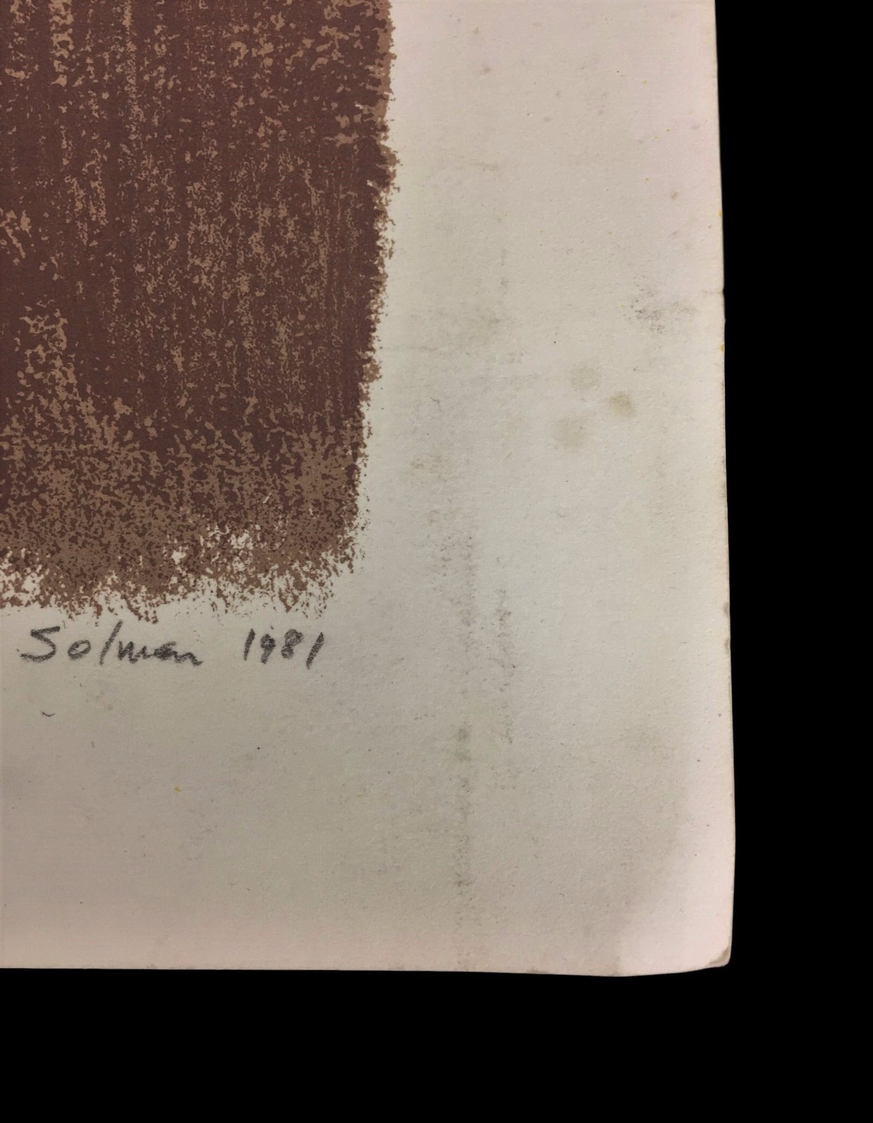 Joseph Solman Monotype Print Signed Numbered Manhattan New York THE TEN ...