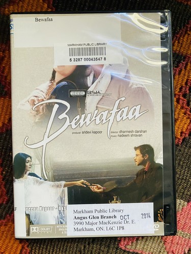 Bewafaa - Akshay Kumar, Kareena Kapoor (DVD, 2005) Eros Brand New and ...