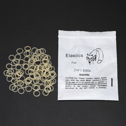 Dental Orthodontic Rubber Bands Elastics Latex Braces 1/4" Fox 3.5 Oz ...