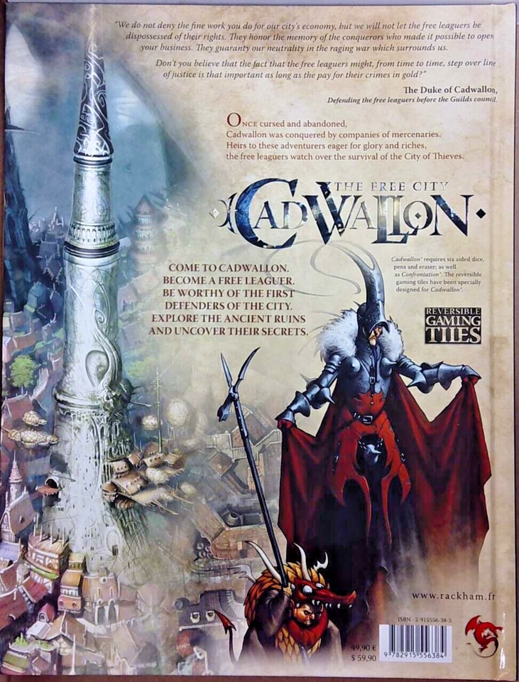 RACKHAM Confrontation: CADWALLOW THE FREE CITY RULE BOOK CADRB01 | eBay