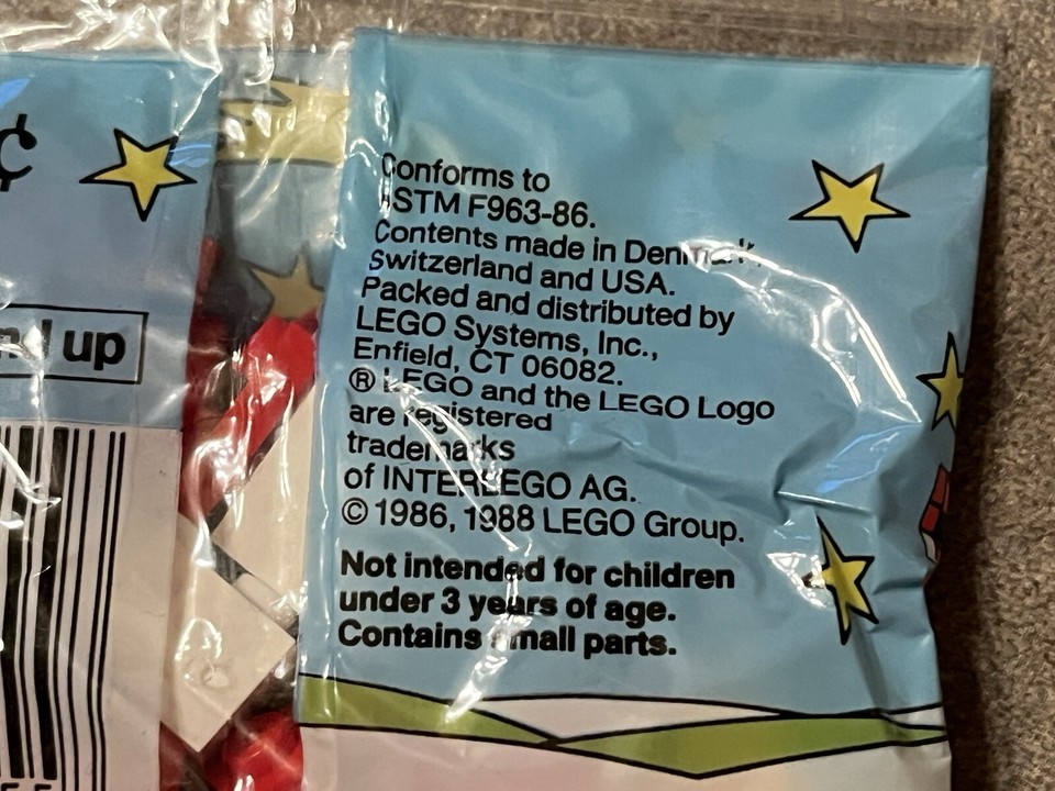 Vintage LEGO Basic Santa Claus #1555 New Sealed Package 1986 | eBay