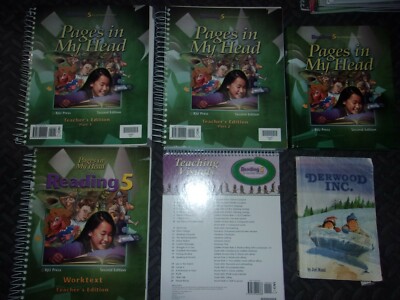 BJU Bob Jones 5th Grade 5 READING PAGES IN MY HEAD Student Teacher ...