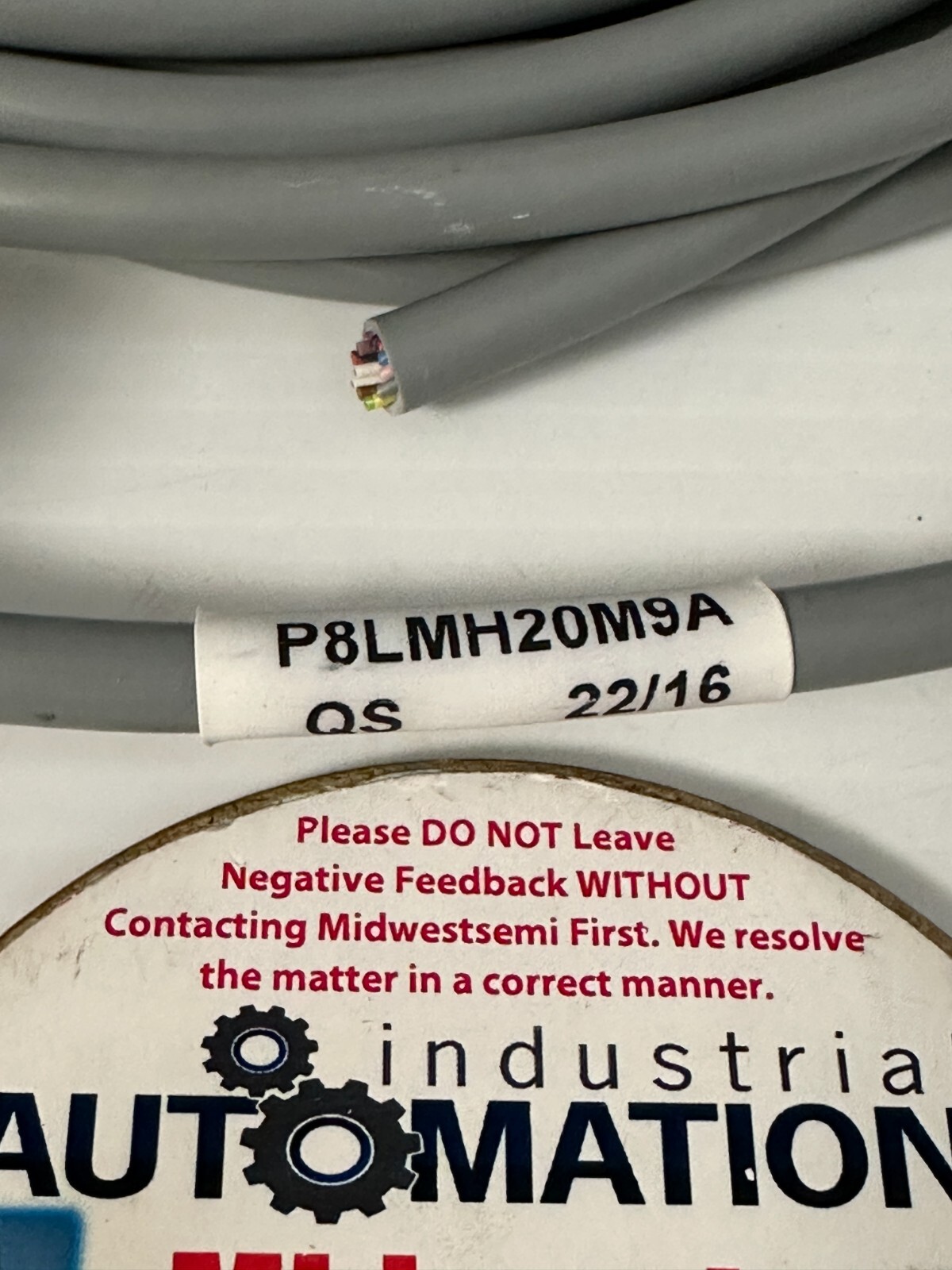 NEW PARKER P8LMH20M9A CABLE MODUFLEX 20PIN 9 METERS ID: 12146283 SHIPS ...