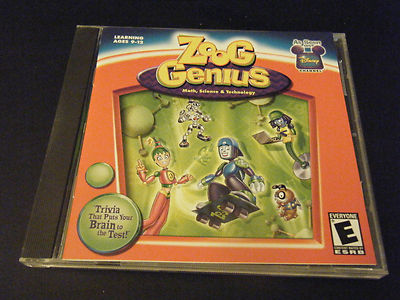 Zoog Genius: Math, Science, Technology (PC & MAC, 2001) 67901165481| eBay
