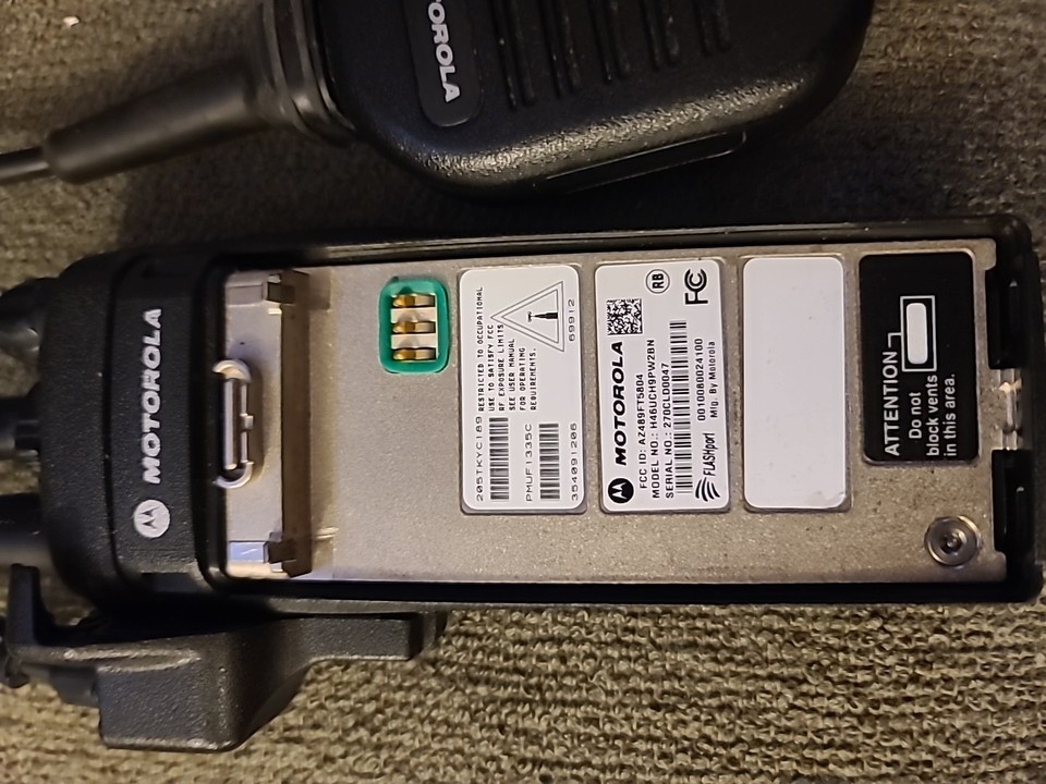 Motorola XTS2500 Model 3 P25 Digital Portable W/Speaker Mic ...