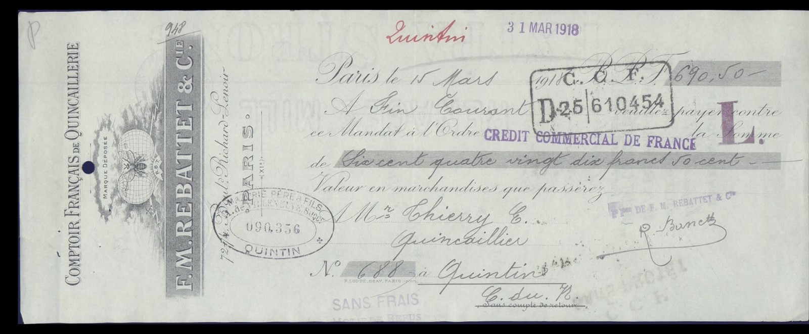 hardware f m rebattet comic book richard lenoir paris 1918 | eBay UK