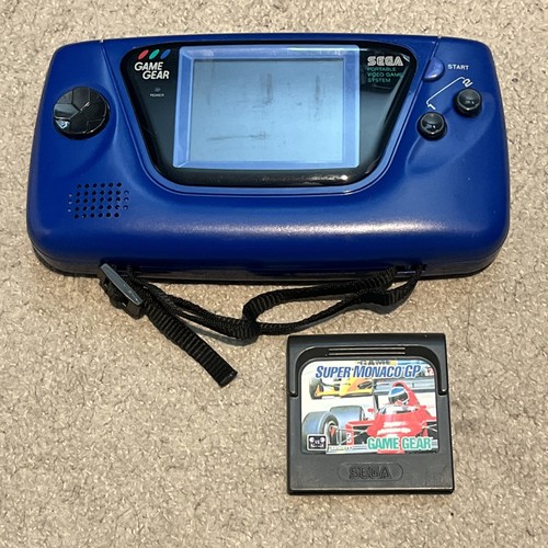 Blue Sega Game Gear Handheld Console w/ Game Recapped Tested | eBay