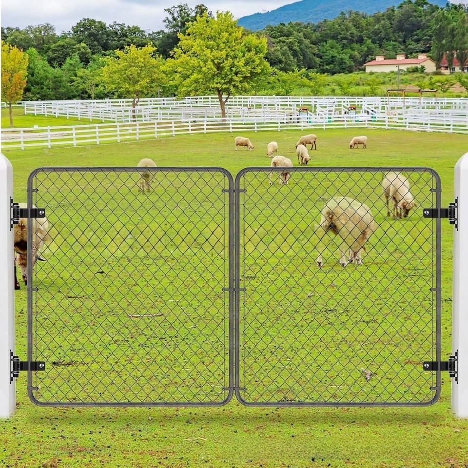 Gate Mounting Parts Farm Gate Installation Farm Fence Hinge Gate ...