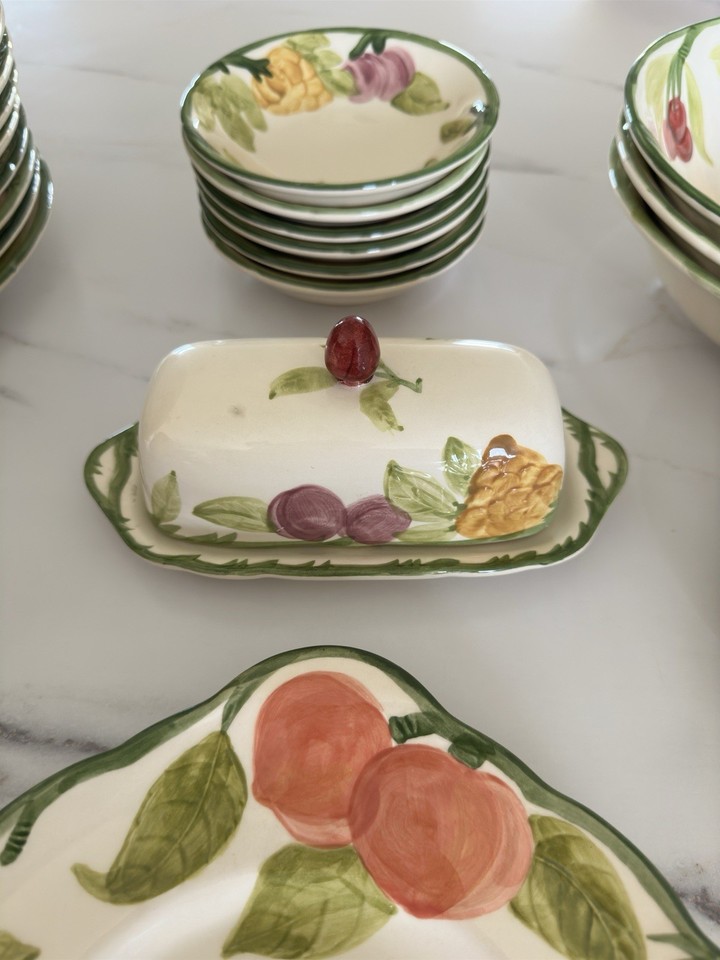 Vintage Franciscan Fresh Fruit Dinnerware Set | eBay