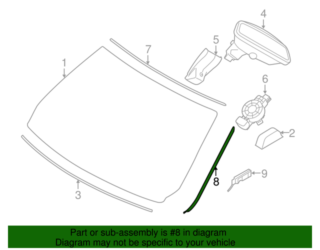 BMW 51317285928 Genuine OEM Side Molding for sale online | eBay