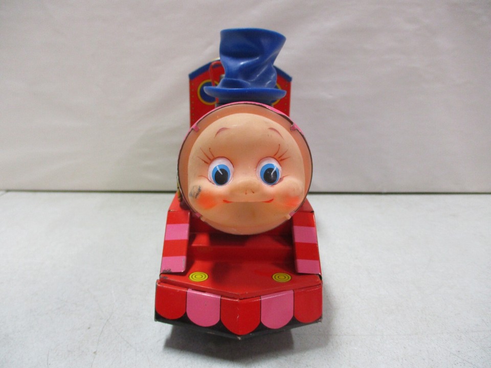 Tin Battery Operated Daiya Funland Loco Toy Train | eBay