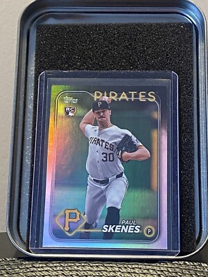 PAUL SKENES 2024 Topps Update MLB RAINBOW FOIL ROOKIE RC PARALLEL # ...