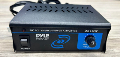 Pyle PCA1 Stereo Power Amplifier 2 Channel Amplifier Speaker Amp 2x15w ...