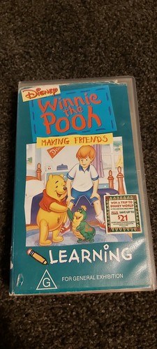Disney - WINNIE THE POOH - Making Friends - Learning - VHS | eBay Australia