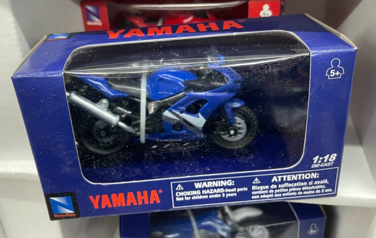 Yamaha Yzf-R6 Scale 1/18 New Ray Model Moto Metallo | eBay