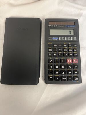 CASIO FX-260 Solar Fraction Scientific Calculator with Slide Cover ...