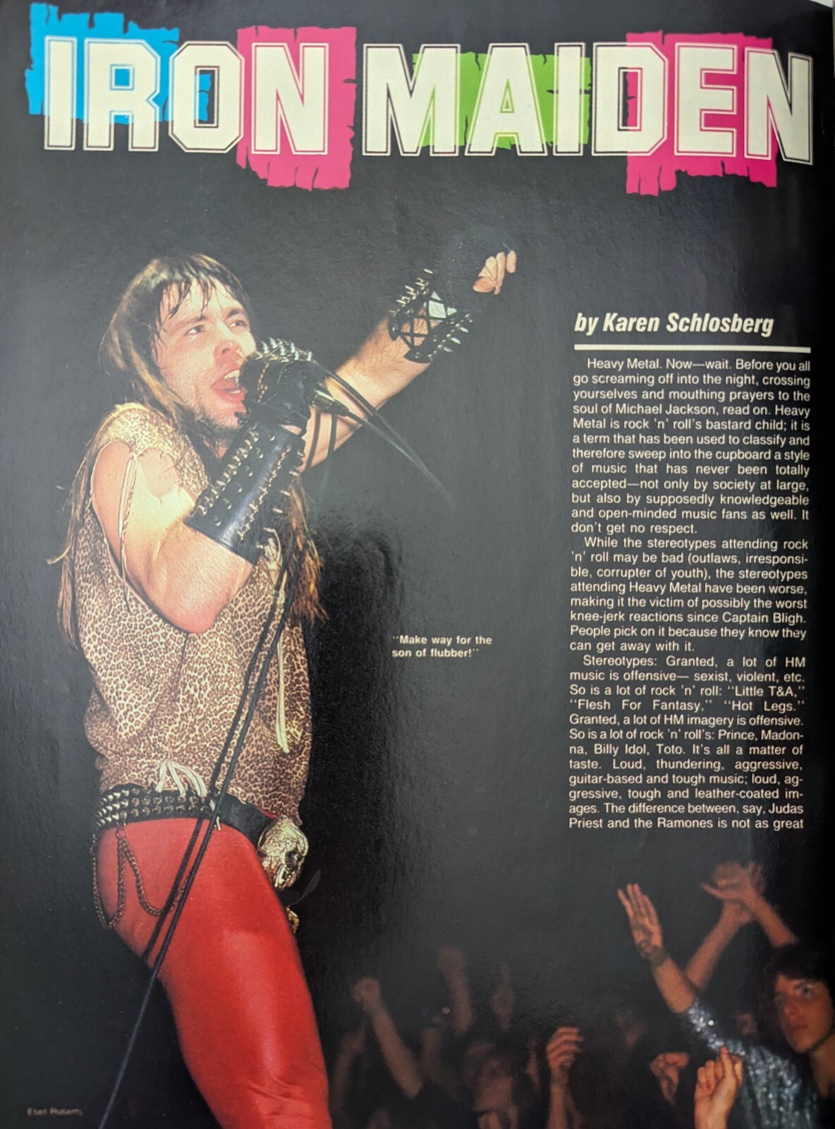 Creem Magazine July 1985 Prince, Iron Maiden, David Lee Roth, Motley ...