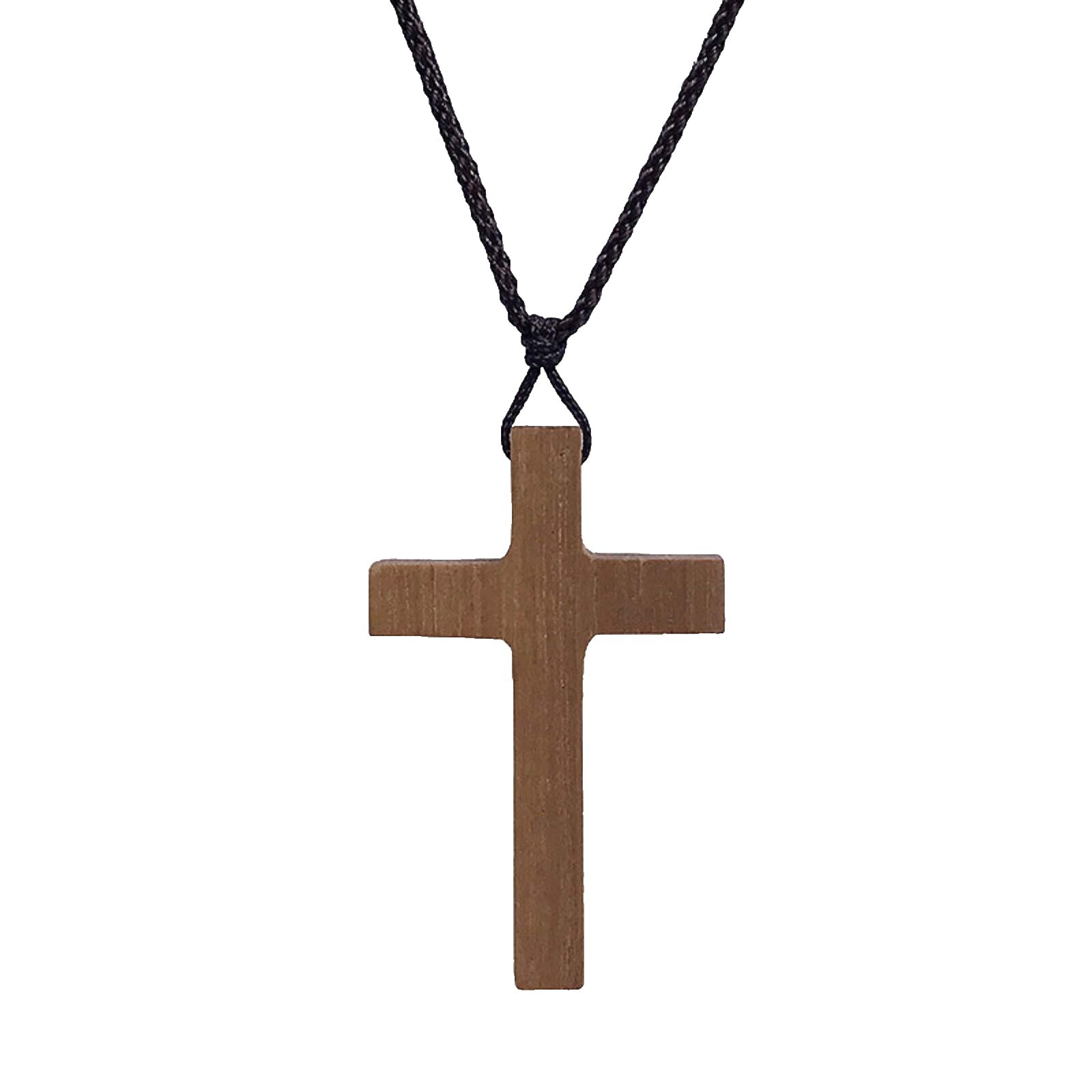 Wood Crucifix Necklace | eBay