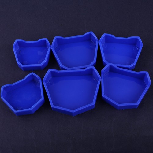 6x Dental Lab Plaster Model Former Base Molds Tray Placing Artificial ...