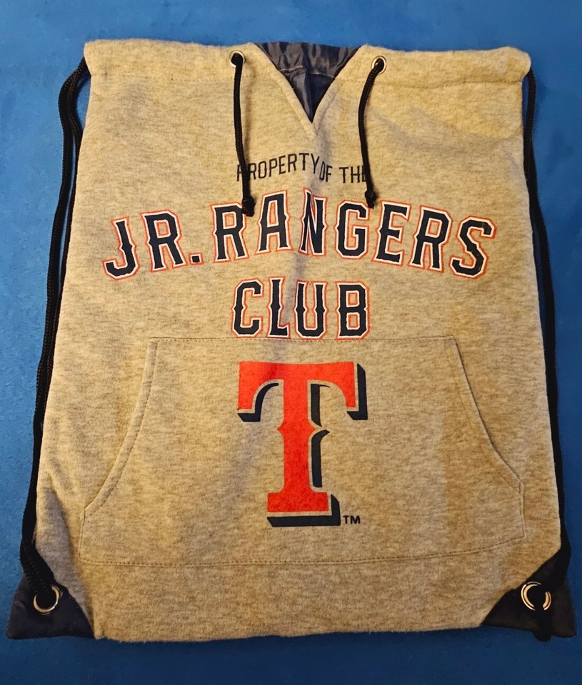 Vintage MLB Texas Rangers Jr Rangers Club Drawstring Backpack - Gray ...