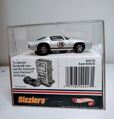 2006 Mattel Hot Wheels Sizzlers Silver Redlines '70 Camaro Rechargeable ...