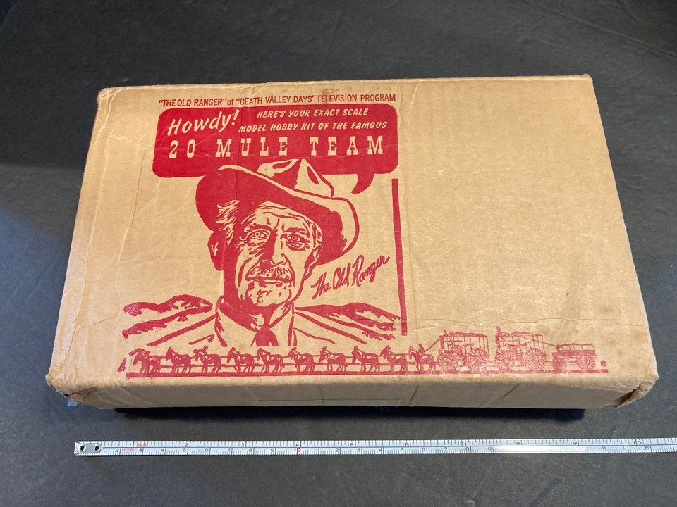 Vintage 1960's Borateem 20 Mule Team Model Kit NOS | eBay