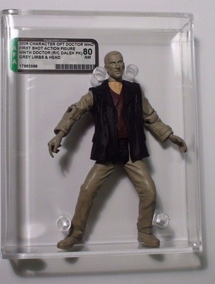 Dr. Who (9th Doctor) AFA graded 80 prototype/first shot figure CIB ...